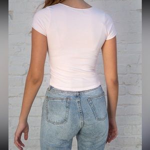 Brandy Melville | Tops | Brandy Melville Pink Gina Top | Poshmark